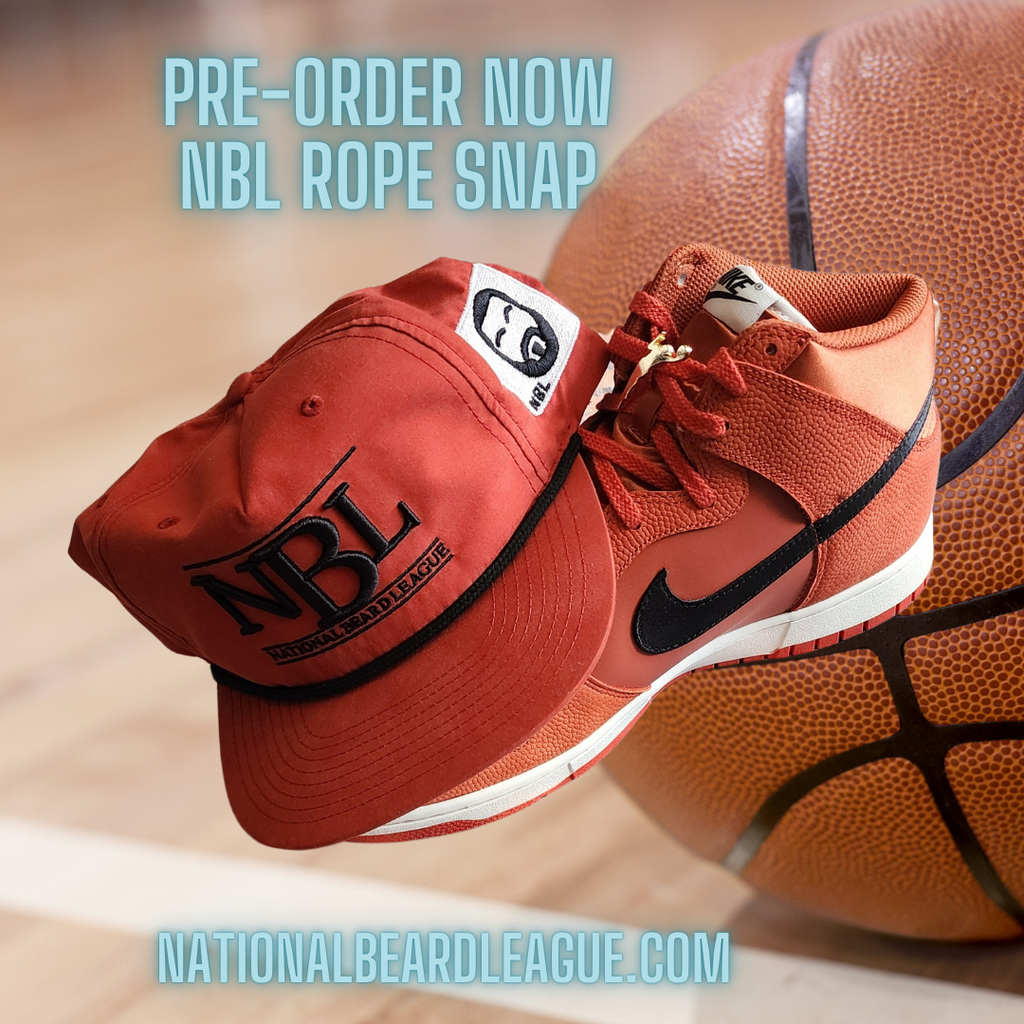 BIG NBL ORANGE & BLACK SNAPBACK HATS – National Beard League